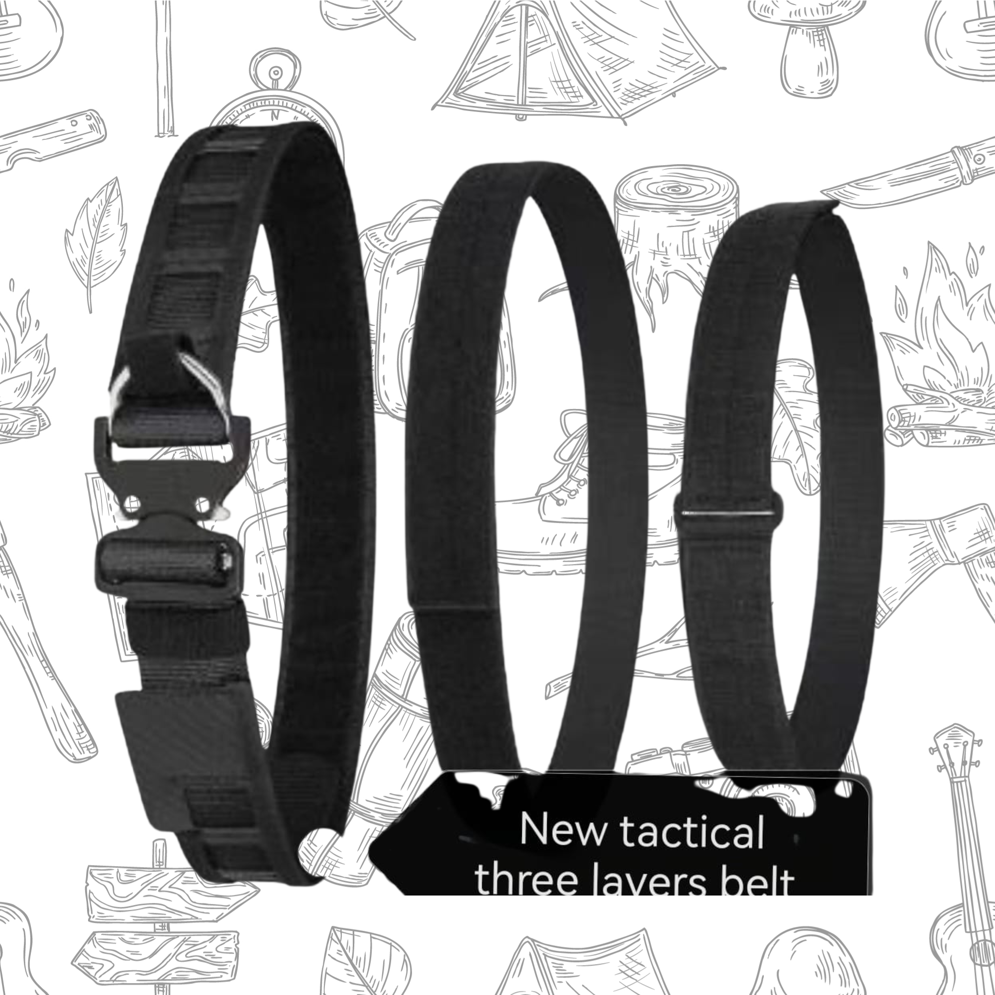 Tactical 3-Layers Belt – Preppers Winkel